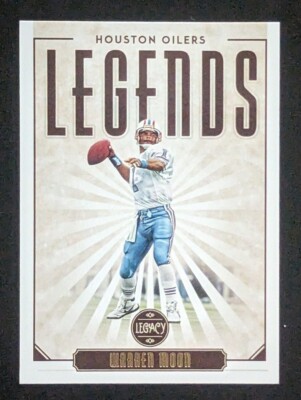 Warren Moon Houston Oilers 2020 Panini Legacy Legends #129 Trading Card ...