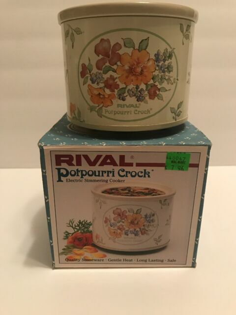 Vintage Rival Potpourri Mini Crock Electric Simmering Cooker Pot for ...