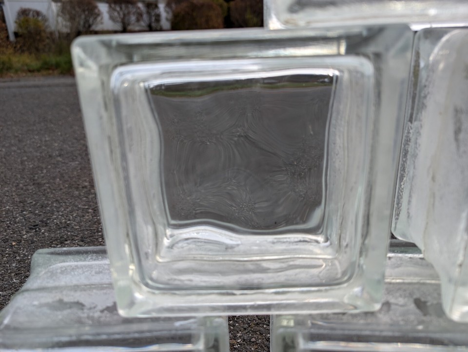 Pittsburgh Corning Glass Block Decora Retired - 6 Block Pack | eBay