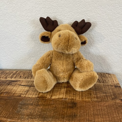 Plush Moose 12” Reindeer Seated Soft Cuddly Stuffed Animal Toy Brown | eBay