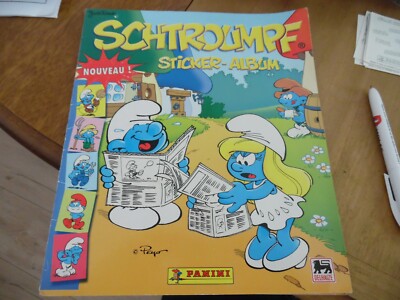 PANINI Belgique 2008 – SCHTROUMPF Sticker album – complet | eBay