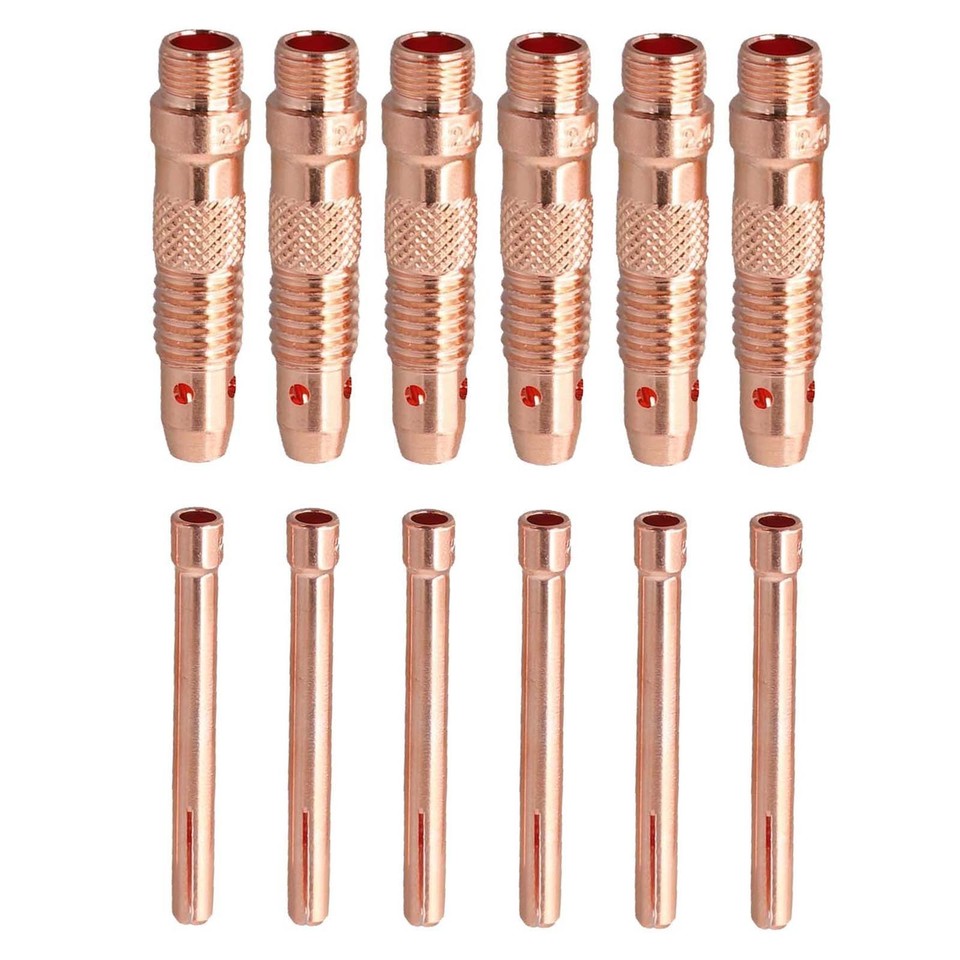12PCS Collet Bodies for TIG Welding Torches For WP 17 For WP 18 For WP ...
