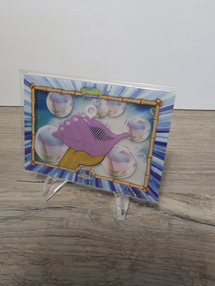2025 Topps Spongebob Super Rare Shadowbox The Magic Conch Shell /20 | eBay