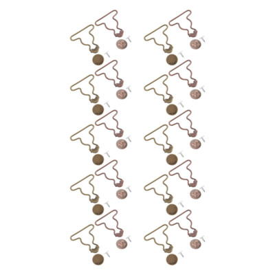 20 Set Suspender Dungaree Buckles Overalls Hooks Replacement Diy ...