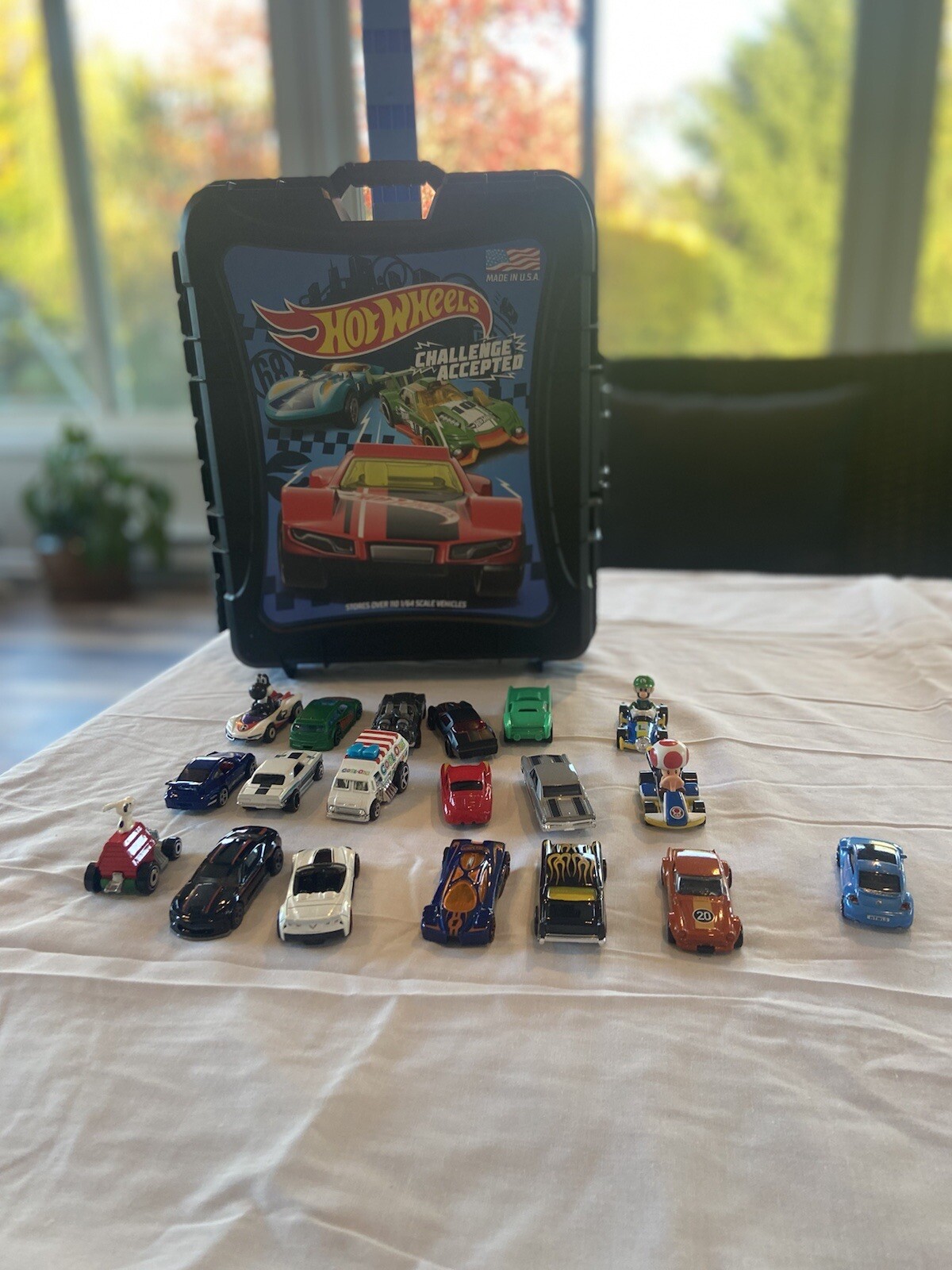 Hot Wheels Rolling Black 110 Car Rollin Carry Case Storage + 19 ...