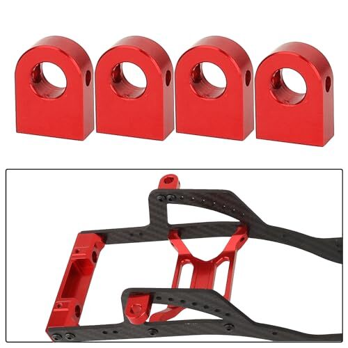 CNC Aluminum Alloy Body Post Mount for 1/10 RC Crawler Axial SCX10 PRO ...