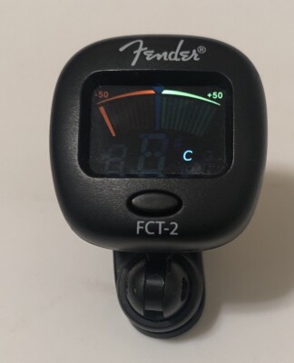 Fender FCT-2 Professional Clip-On Tuner FT-2 Black Guitar | eBay