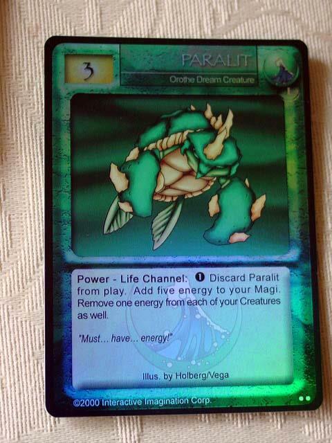 Magi Nation Orothe : PARALIT - Uncommon Foil card (1st Edition) | eBay