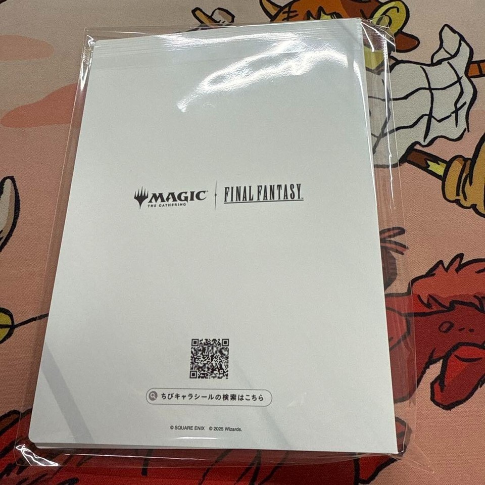 MTG Final Fantasy Chibi Chara sticker Binder Japan Magic League Limited ...