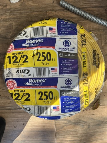 12/2 romex wire 12-2 awg 250ft | eBay