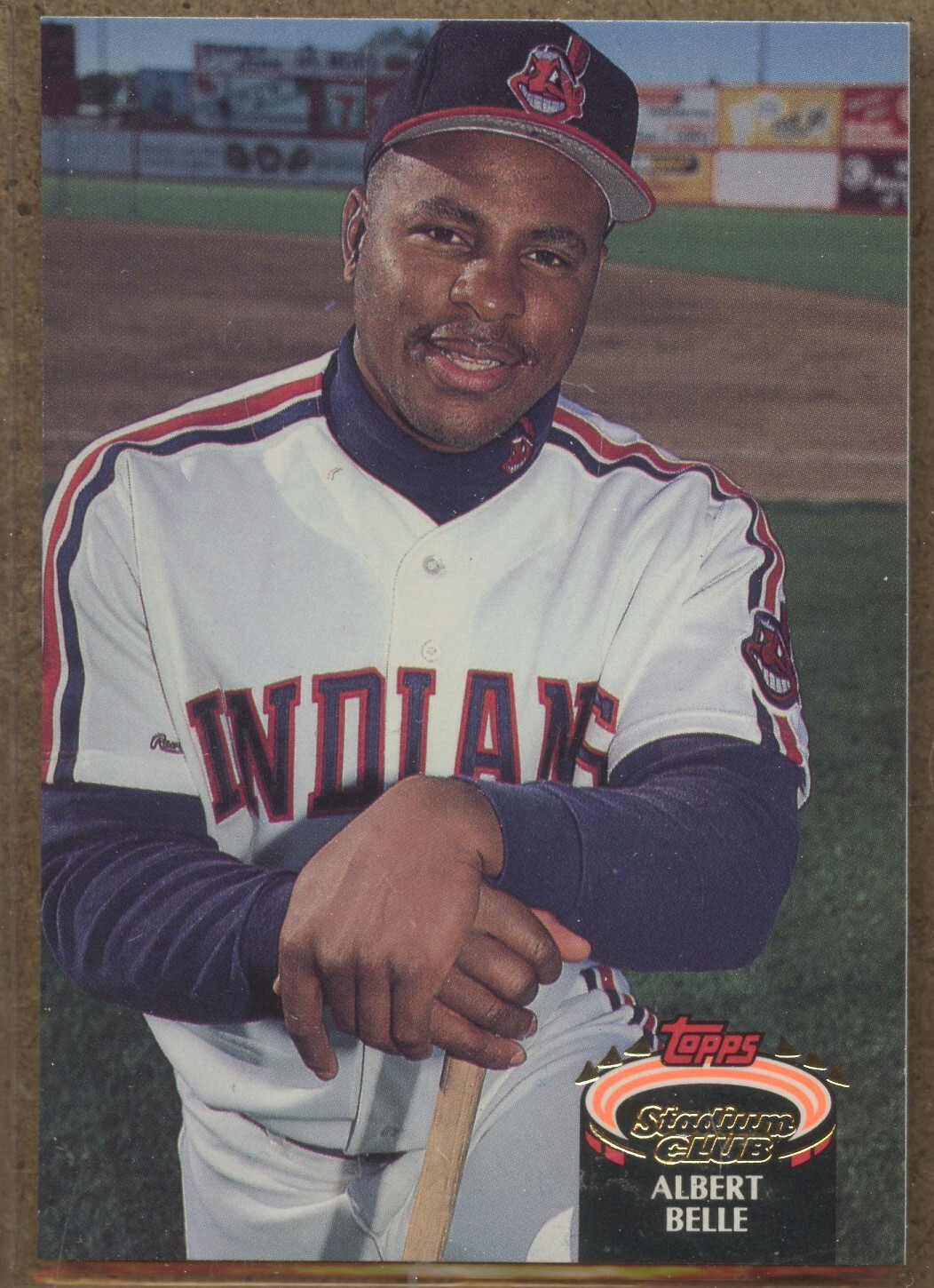 1992 Topps Stadium Club #220 Albert Belle Cleveland Indians | eBay