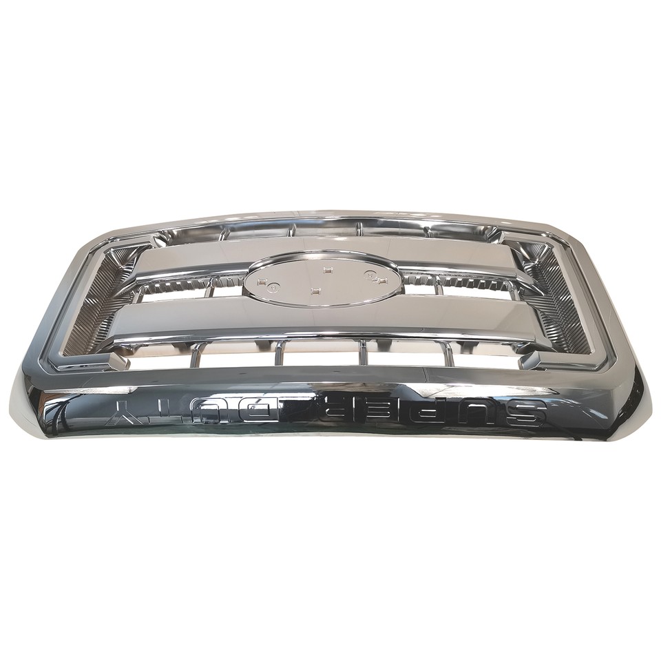 Front Upper Grill Chrome For Ford 2011-2016 F250 F350 F450 F550 Super ...