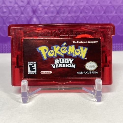 Pokemon: Ruby Version GBA (Game Boy Advance, 2003) *New Battery ...