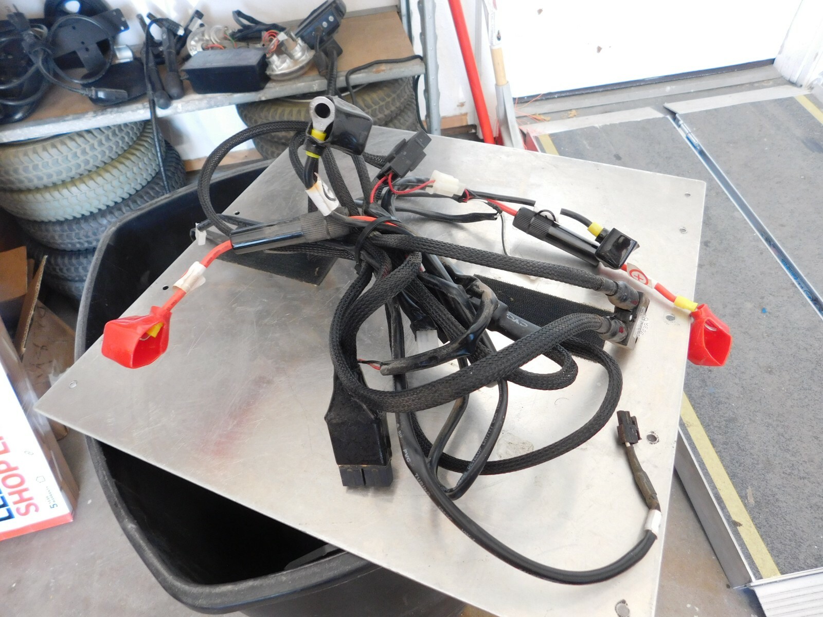 Merits vector HD-P323 Wheelchair -BATTERY WIRE HARNESS w/ LIGHTS WIRES ...