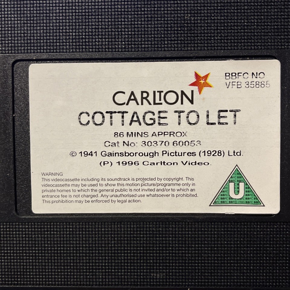 Cottage To Let (1941) Alastair Sim John Mills Leslie Banks George Cole ...