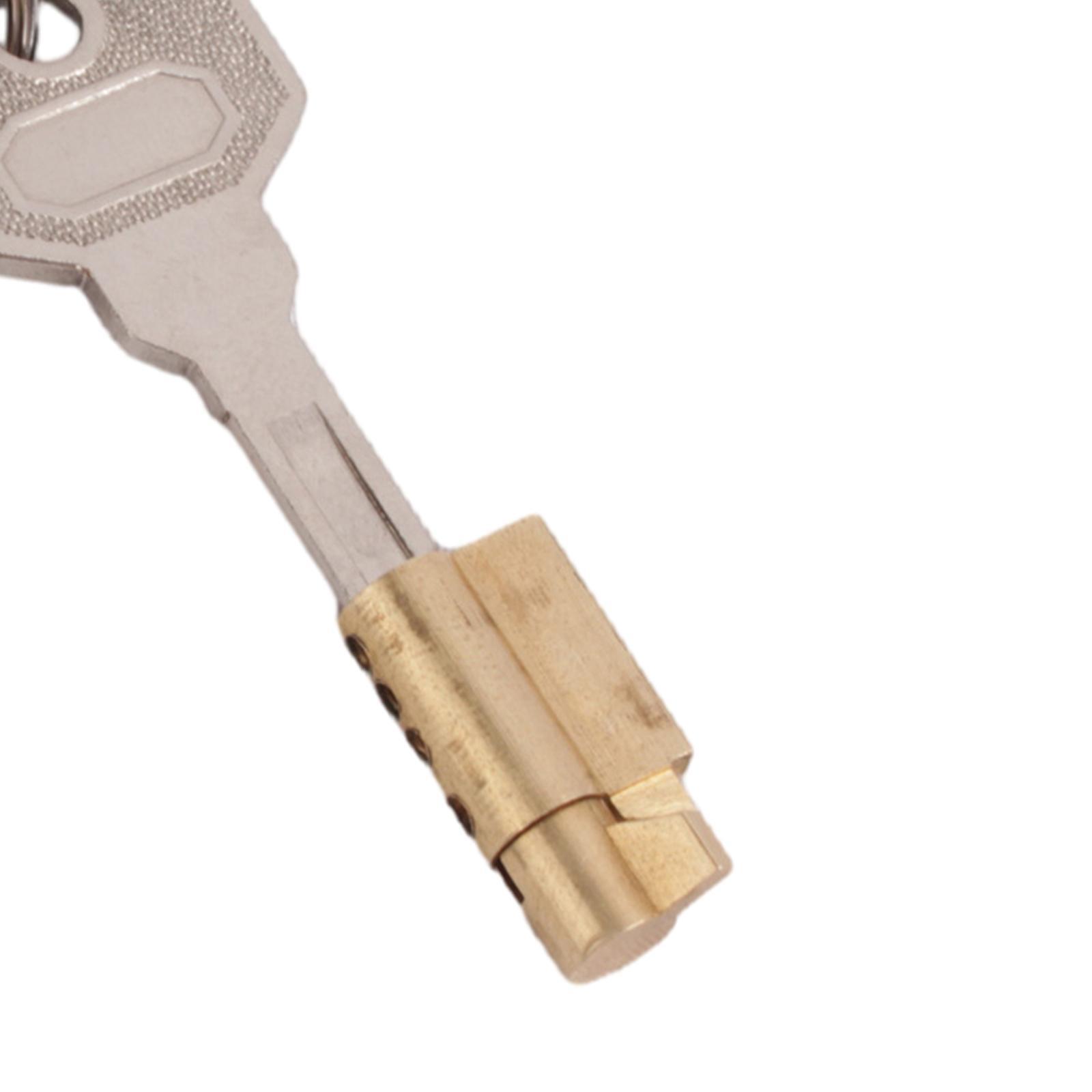 Cylinder Lockwith 2 Keys Durable Hardware Professional Mini Fridge Lock ...