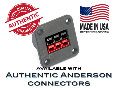 Panel Mount Adapter for Anderson Powerpole PP15/30/45 2x3 Carbon ...