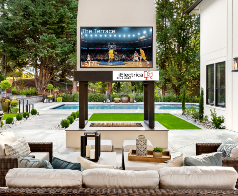 Samsung QN55LST7TA 55" Terrace Outdoor QLED 4K UHD Smart TV ...