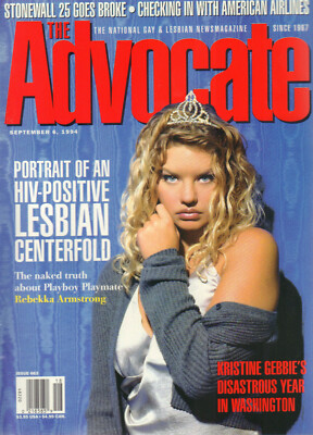 The Advocate Gay Interest September 6 1994 Rebekka Armstrong 032320DBE ...