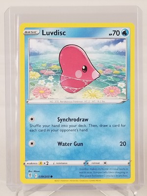 Luvdisc Pokemon Card 39/203 | eBay