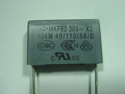 0.1uf 305vac KMKP-X2 Interference Capacitor #19-293 | eBay