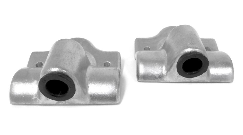 2-PC SET NEW Boat Oar Lock Sockets Round Gunnel Fishing Jon Rowboats ...