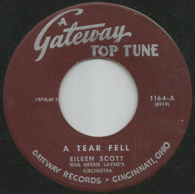 The Four Queens / Eileen Scott - Eddie My Love / A Tear Fell 1956 7 ...