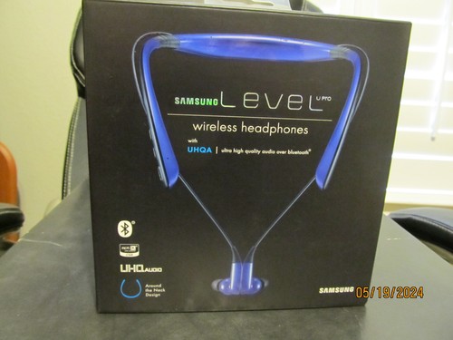 Samsung Level U Pro Heaphones - UHQA audio over Bluetooth, New! BLUE | eBay