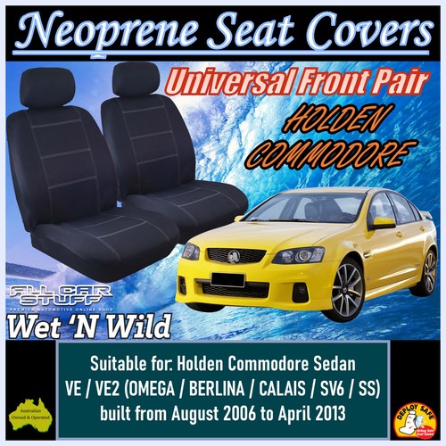Neoprene Front Seat Covers suitable for Holden Commodore VE Sedan: 2006 ...