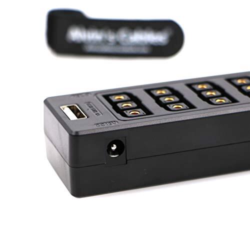 S Dtap Splitter Cable With Power Switch Male Dtap To 4 Female D Tap 2 ...