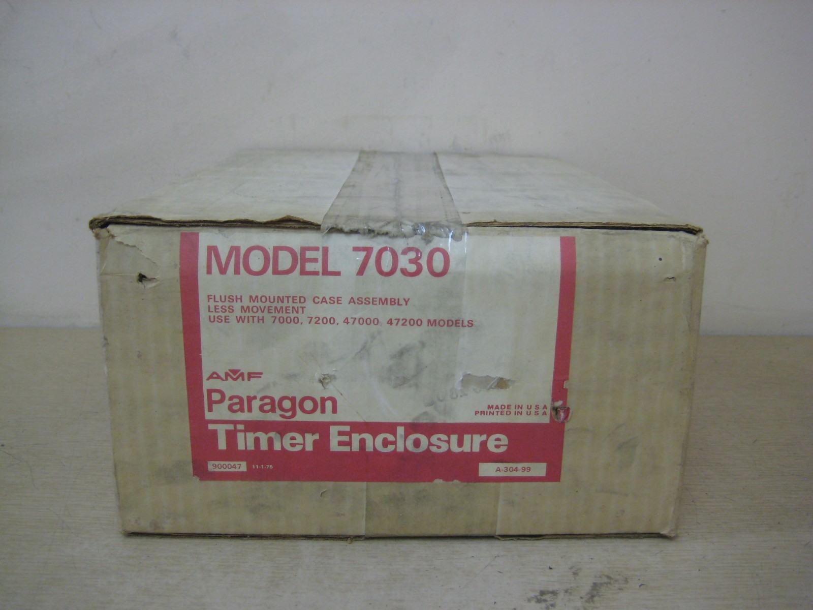 New AMF Paragon 7030 7000 7200 47000 47200 Time Control Timer Metal ...