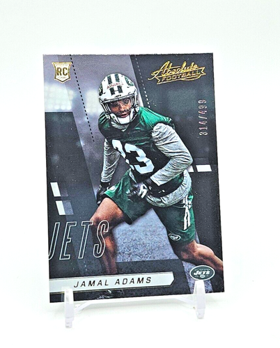 Jamal Adams ROOKIE CARD /499 Numbered 2017 Panini Absolute #178 Jets SP ...