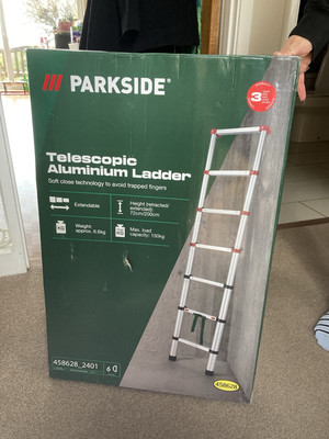Parkside 2m Telescopic Ladder BNIB | eBay UK