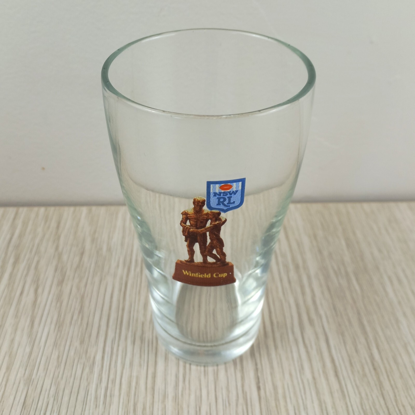 Vintage NSW RL Rugby League Winfield Cup Beer Glass Middy Excellent ...