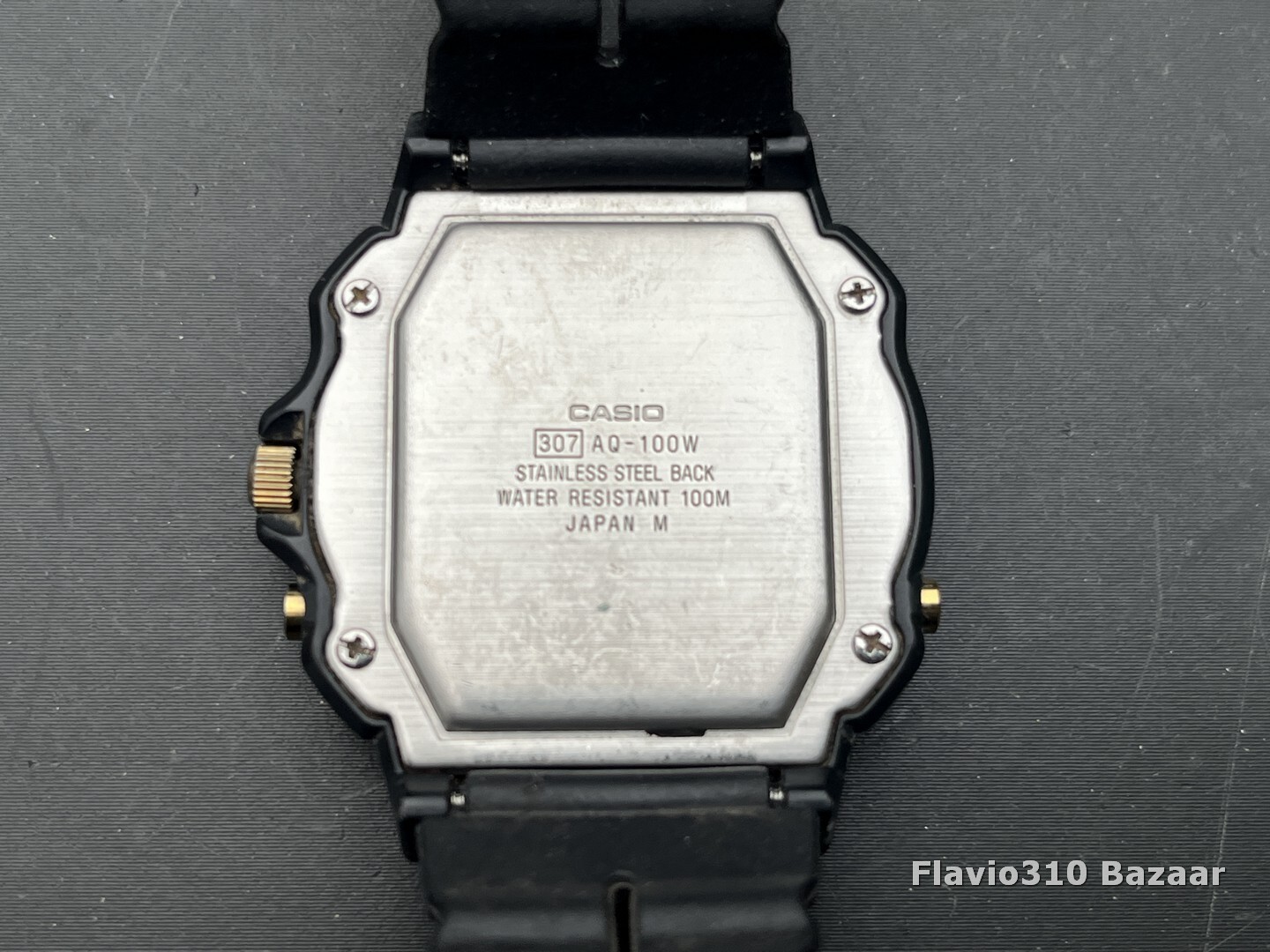 Vtg 1980s Casio Army Diver Quartz Degiana Watch AQ-100W Japan Module ...