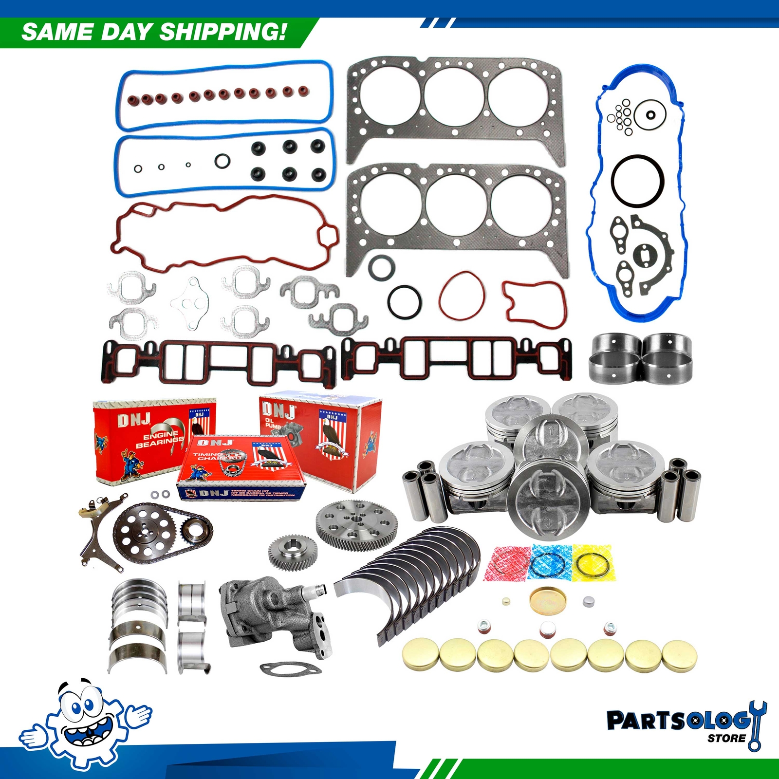 DNJ EK3129AM Master Engine Rebuild Kit For 99-06 Chevrolet GMC Astro 4 ...