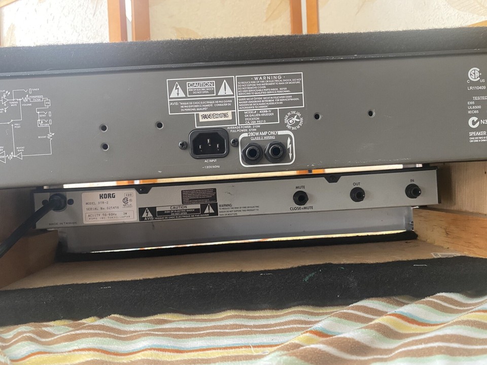 Gallien Krueger 400RB Bass Mark IVAmp, Korg Tone work DTR-2 Tuner , GK ...