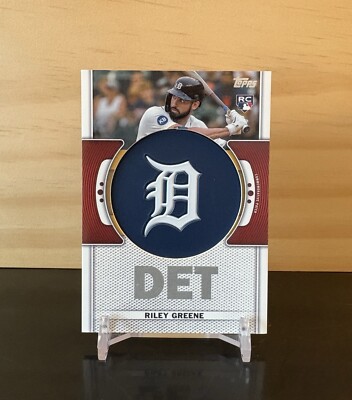 2023 Topps - Team Logo Commemorative Patches #TLP-RG Riley Greene (RC ...