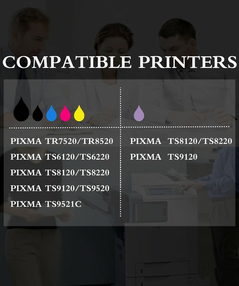 6PK PGI-280XXL CLI-281XXL Ink Cartridge for Pixma TS8300 TS8320 TS9100 ...