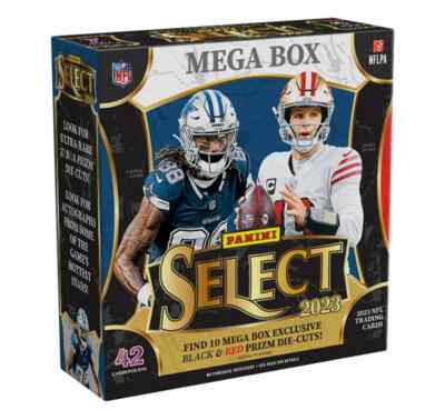 New 2023 Panini NFL Select Football Mega Box - 42 Cards In Box (Sealed ...