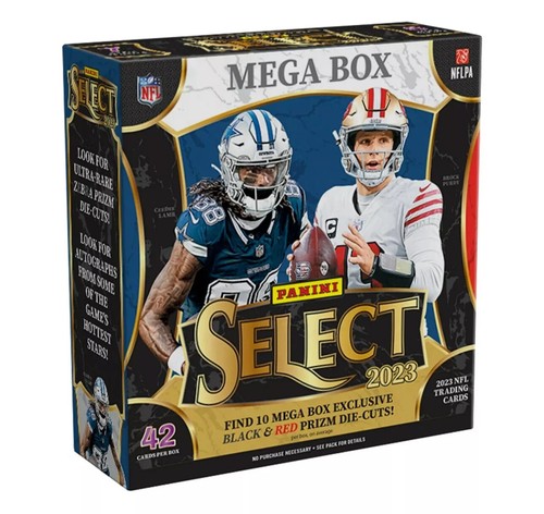 New 2023 Panini NFL Select Football Mega Box - 42 Cards In Box (Sealed ...