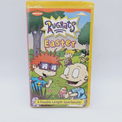 Rugrats Nickelodeon Easter 2002 VHS Yellow Clamshell Double Length Spectacular 97368718586| eBay