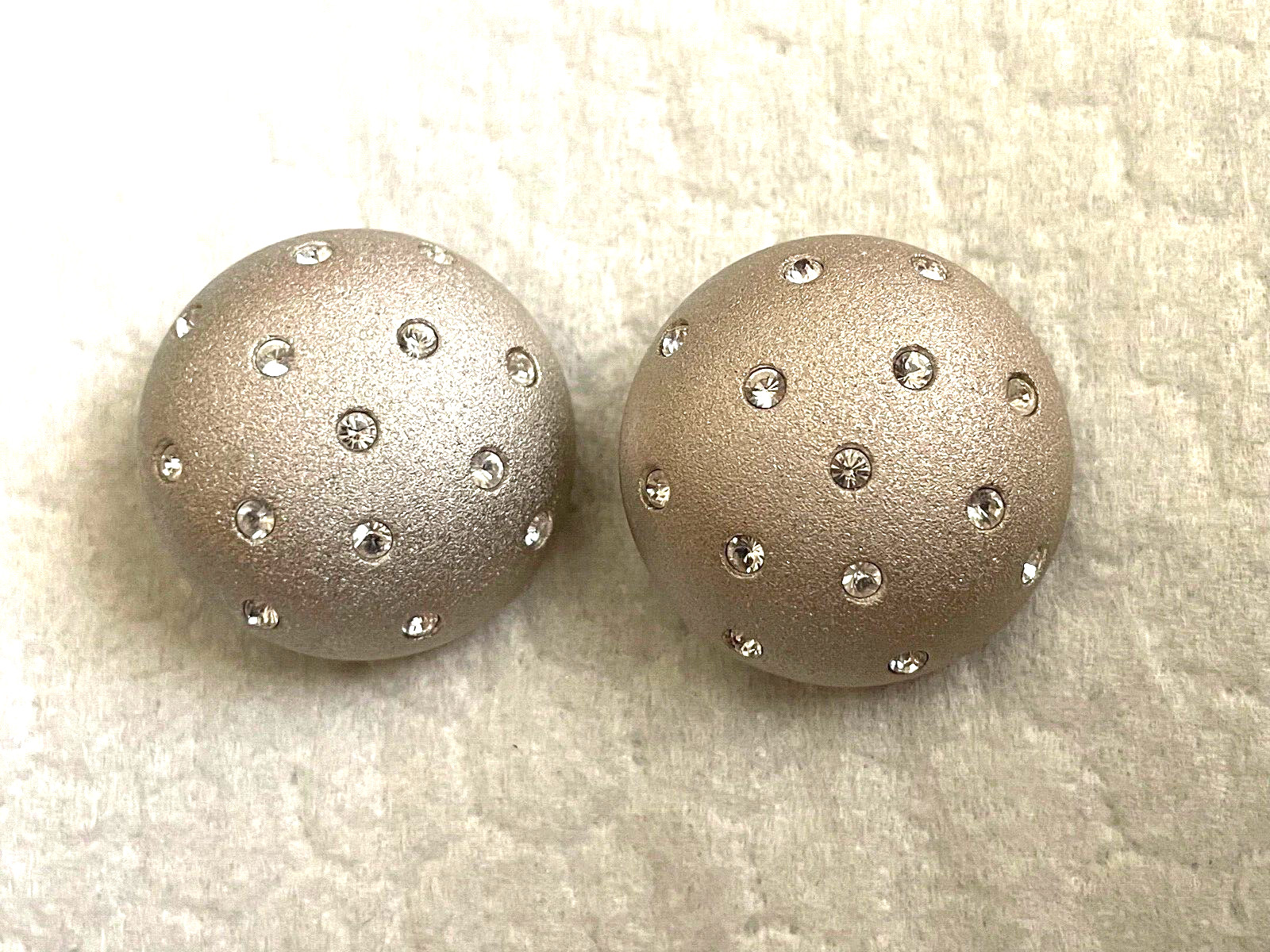 RARE VINTAGE SWARKOVSKI SWAN MARK BRUSHED SILVER TONE… - Gem