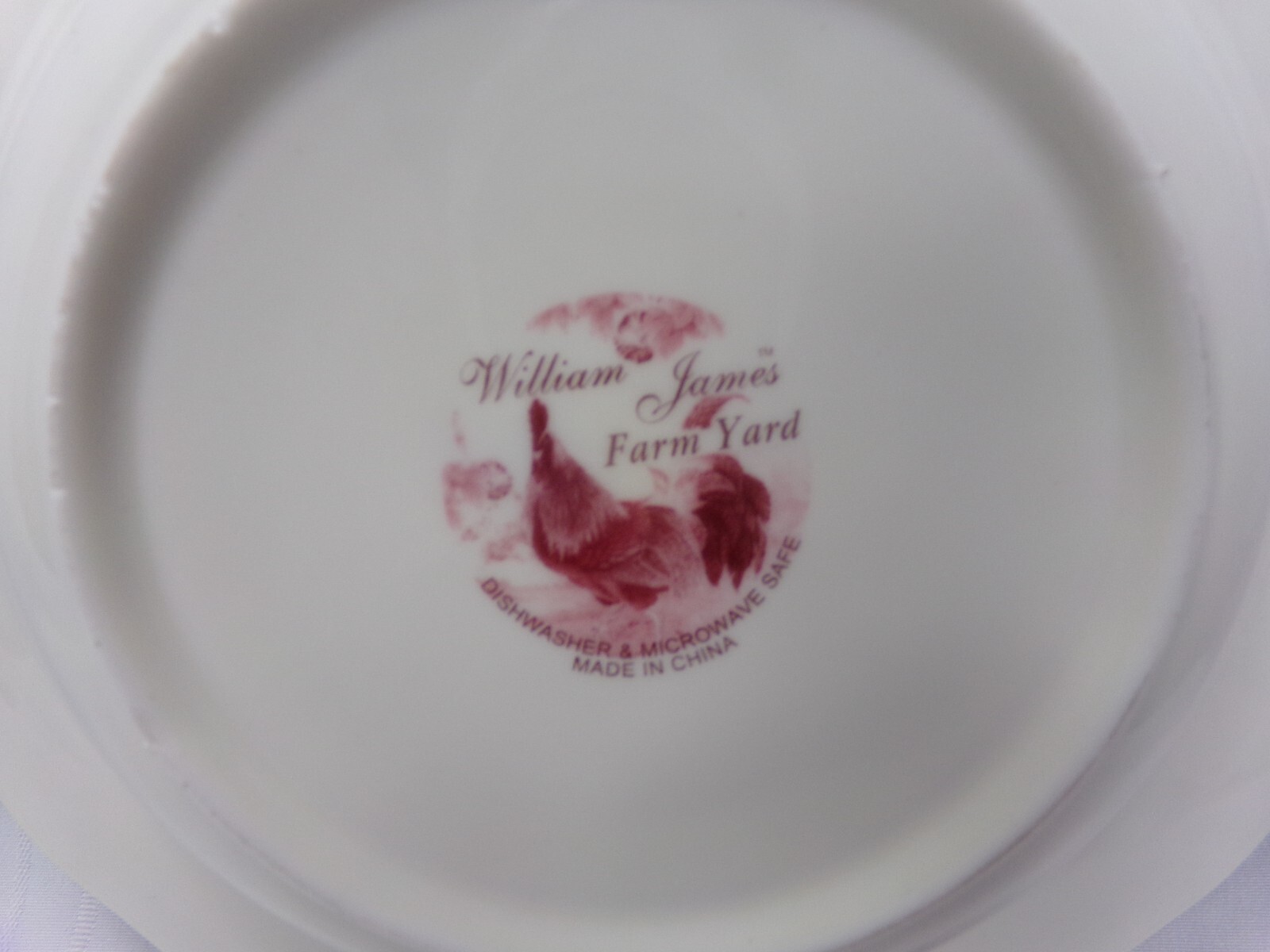 William James Farm Yard Red Rooster - Set of 4 Bowls good condition/8 1 ...