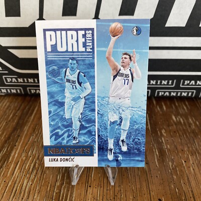 2021-22 Panini NBA Hoops Luka Doncic #9 Pure Players Dallas Mavericks ...