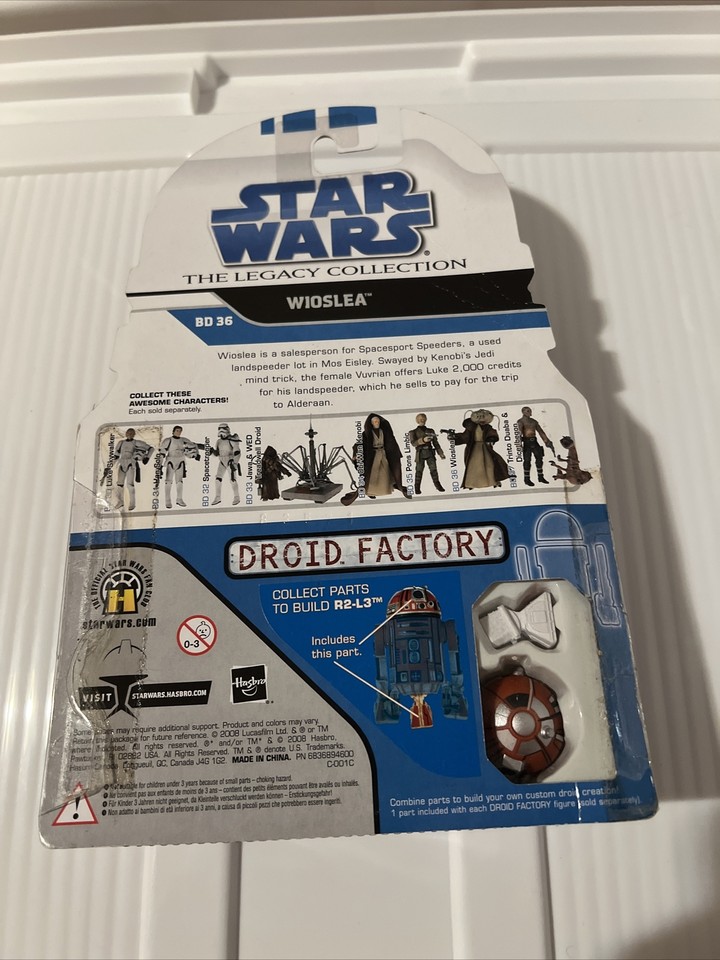 2008 Hasbro Star Wars The Legacy Collection Wioslea NEW | eBay