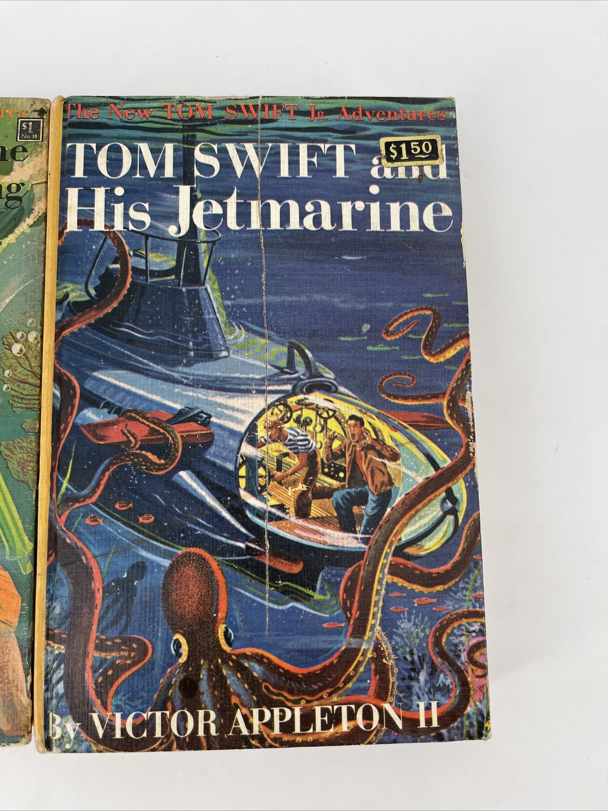 Tom Swift Jr. Vintage Lot Hydrolung #18 His Jetmarine#2 Hardcover Book ...