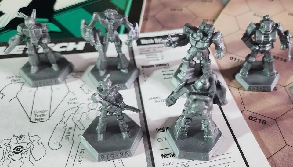 Battletech Miniature Roleplaying Game Third Edition BOX SET 1604 (1994 ...