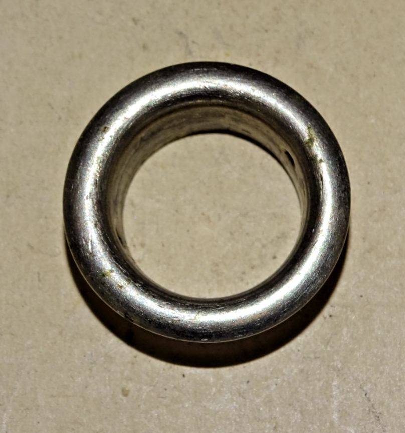 Edison Crank Hole Escutcheon for a Cylinder Phonograph, Nickel Plated ...