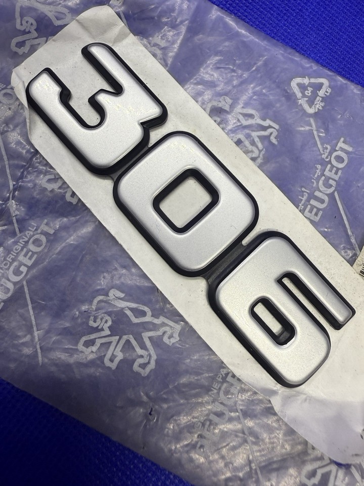 Logo Badge Emblem Monogram 306 Peugeot Original 8659.YJ New XS XR XAD ...
